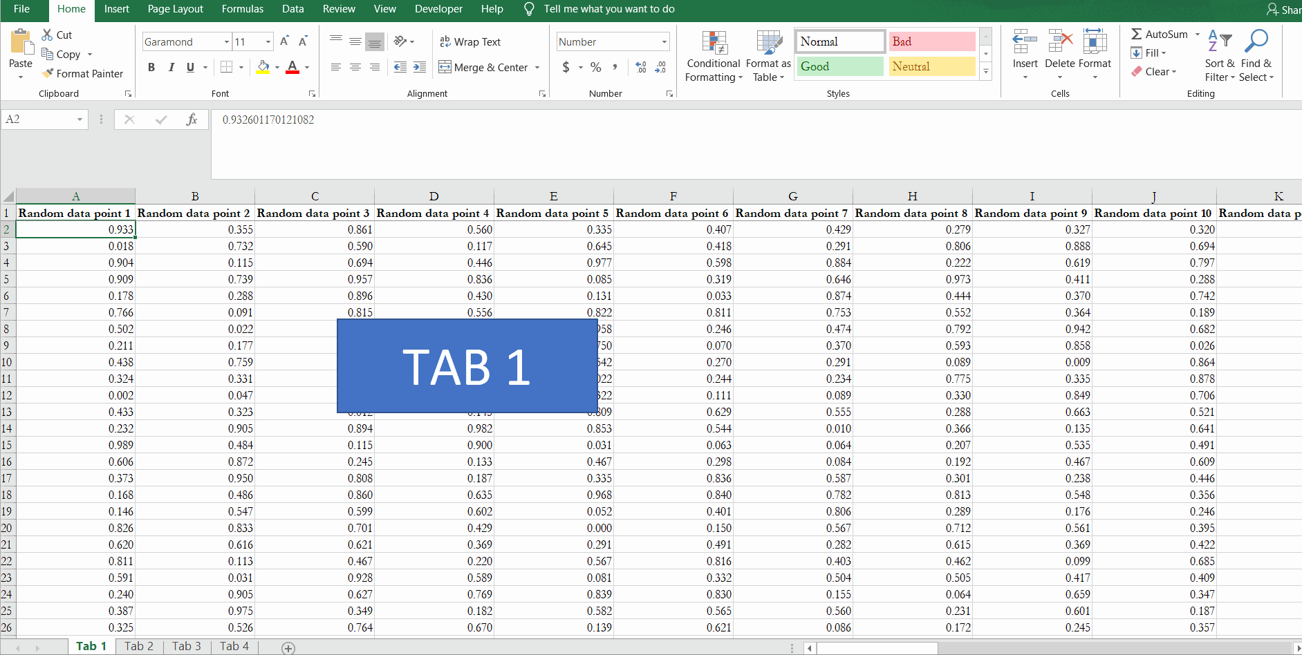 4 Excel Quick Tips to Navigate Data Faster - project77